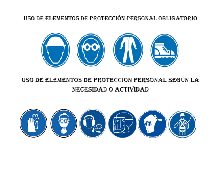 USO DE ELEMENTOS DE PROTECCIÓN PERSONAL BASICO | PDF