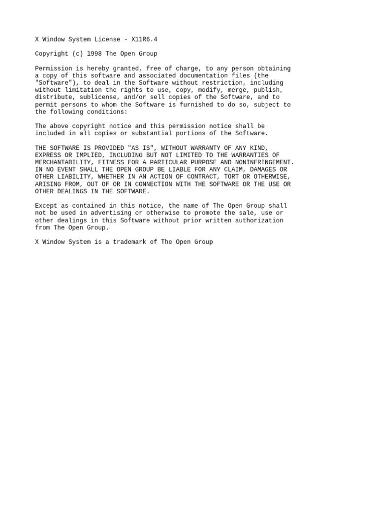 X License | PDF