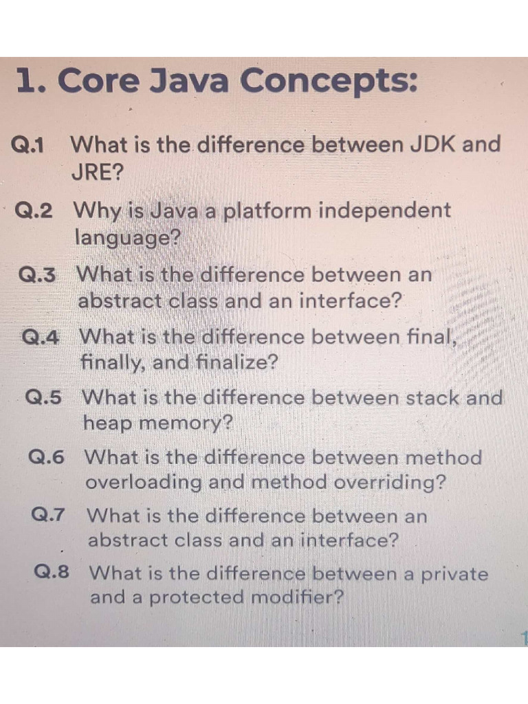 Java Interview | PDF