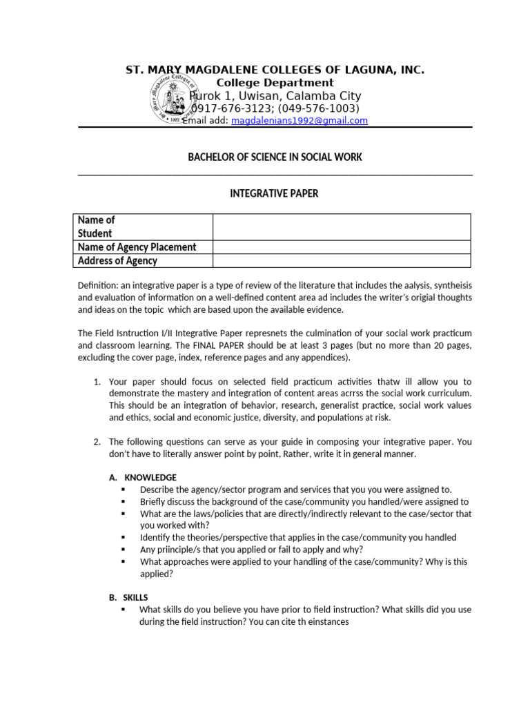 FI Integrative Paper | PDF