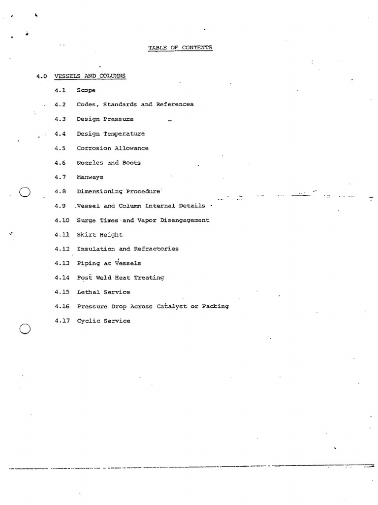 Vessel and Column | PDF