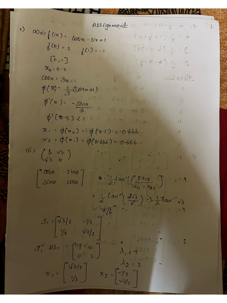 Maths Assignments | PDF