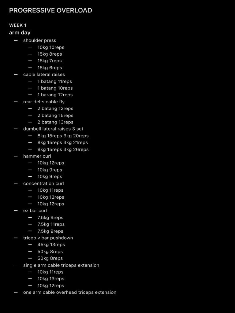 Progressive Overload | PDF