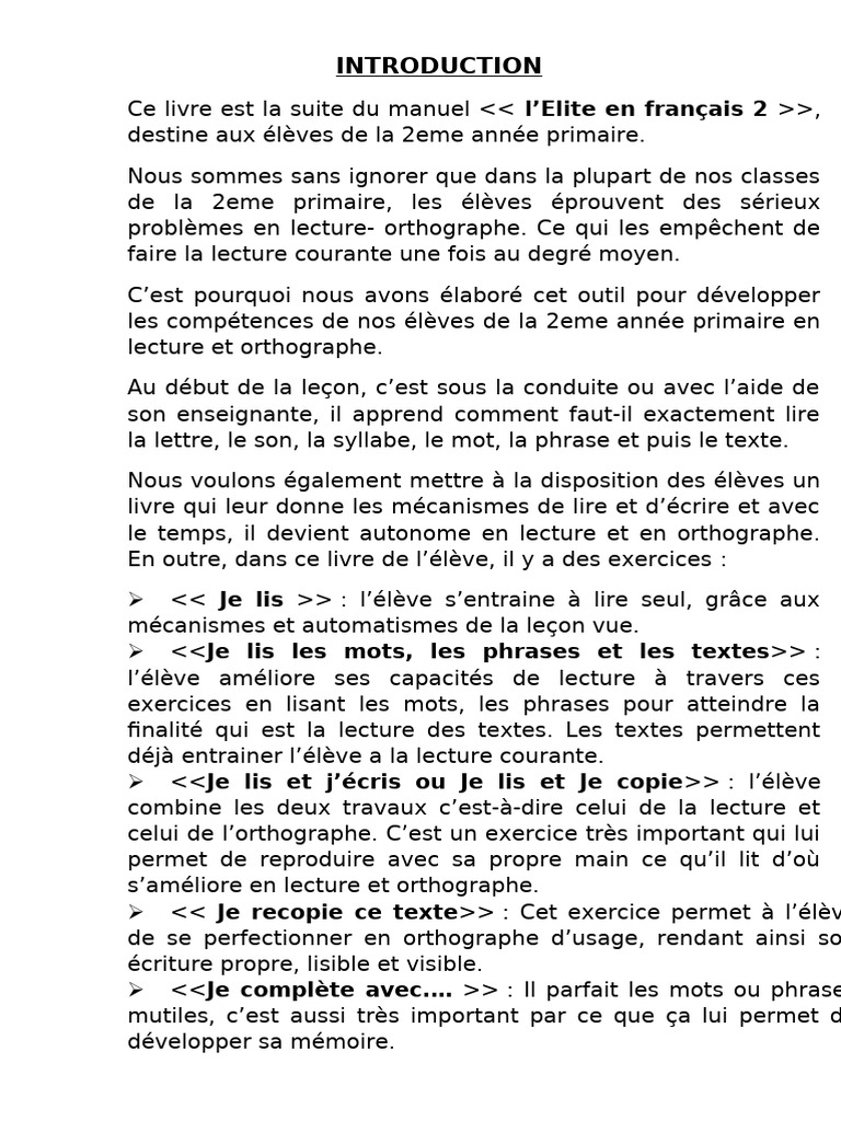 Livre Elite 2 | PDF