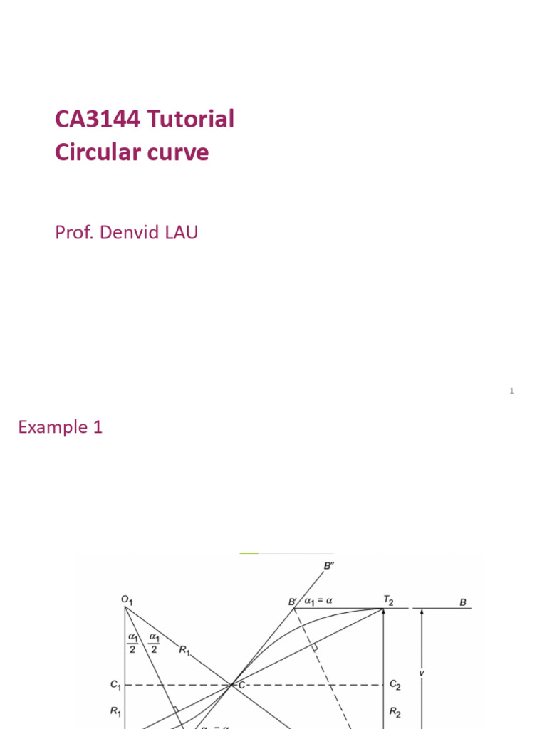 Tutorial_09_Circular_curve | PDF