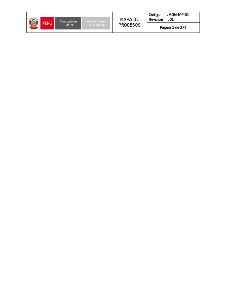 Mapa de Procesos - Sección III F | PDF