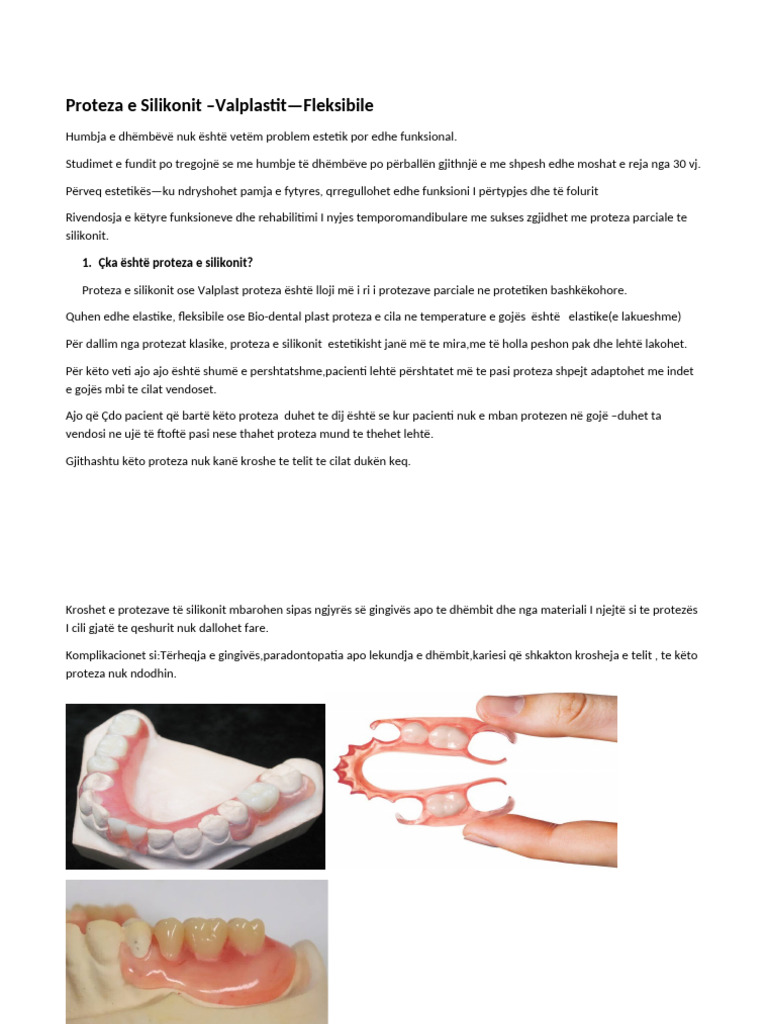 Proteza e Silikonit - Valplastit | PDF