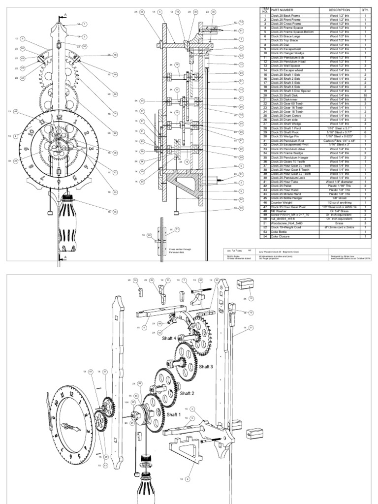 Clock 25 Drawings | PDF