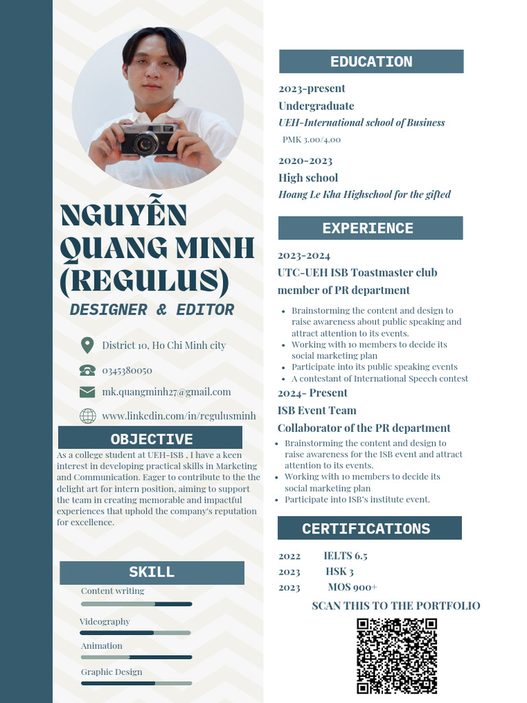 CV - Application - Nguyen Quang Minh | PDF