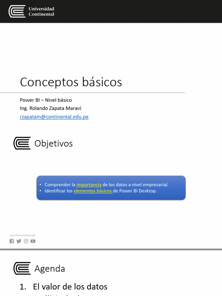 Semana 01 - Conceptos Básicos | PDF
