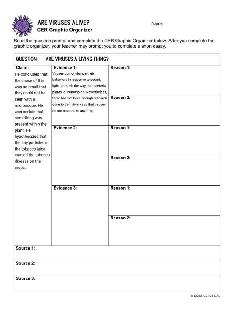 Are Viruses Alive? | PDF | Evidence | Self-Improvement