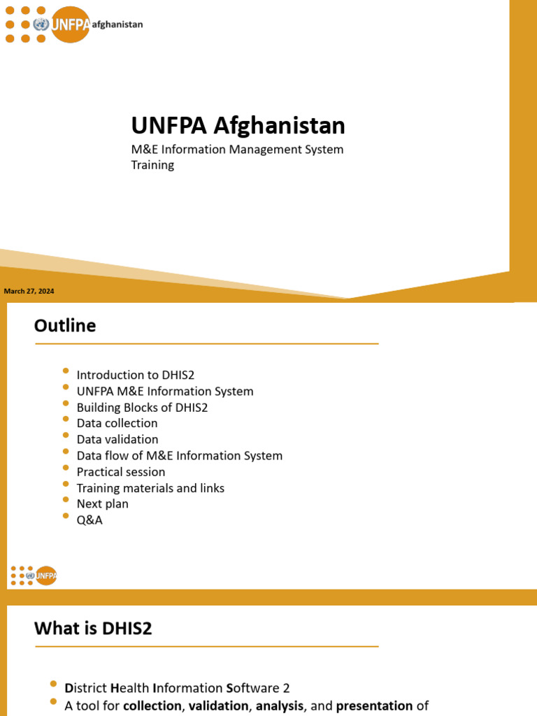 UNFPA M&E System Presentation | PDF