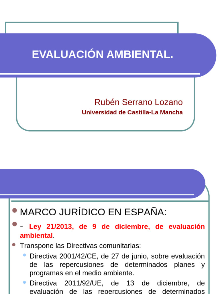 EvaluaciÃ N de Impacto Ambiental | PDF
