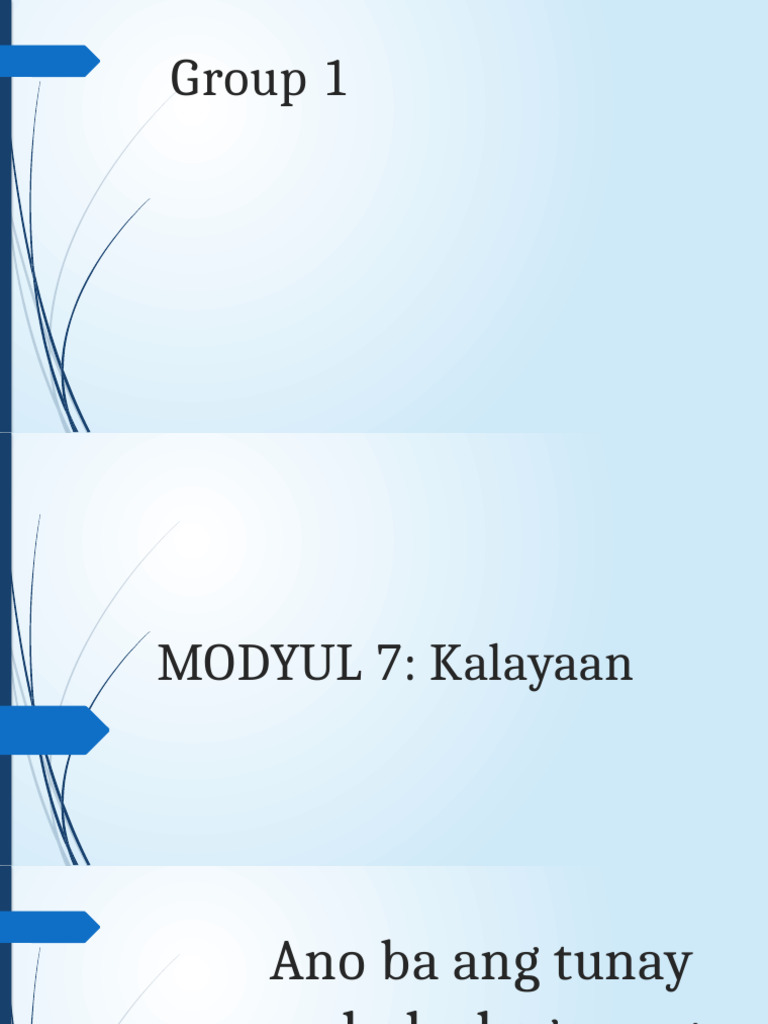 Report Group 1 Esp Kalayaan | PDF