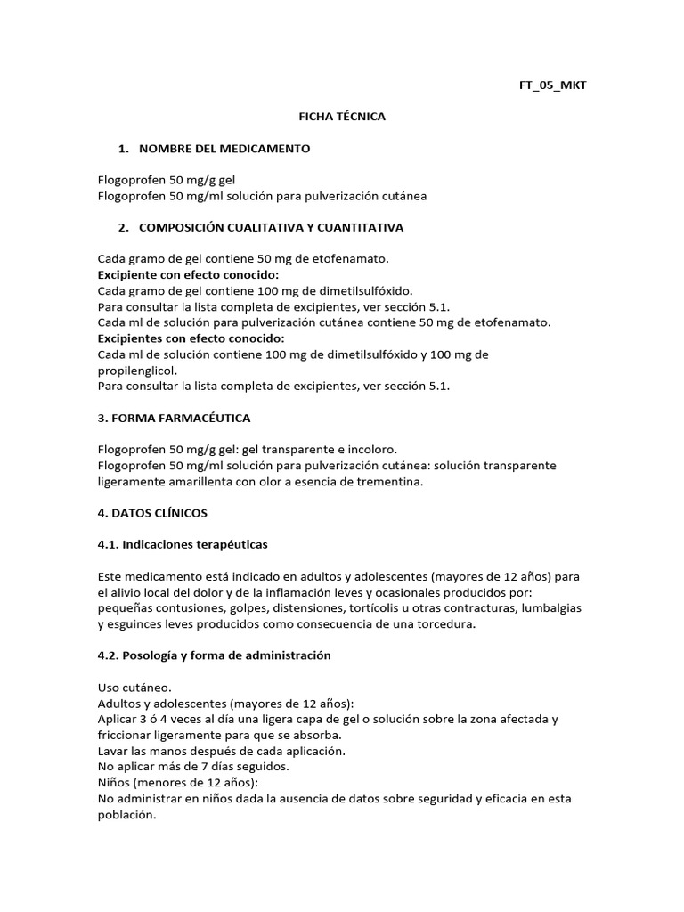 Flogoprofen_FT_05_MKT_PVP | PDF