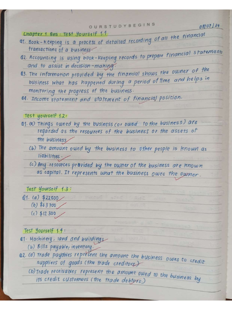 Chapter 1 - In-Text Qns | PDF