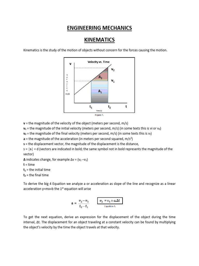 Lecture 3 Kinematics | PDF