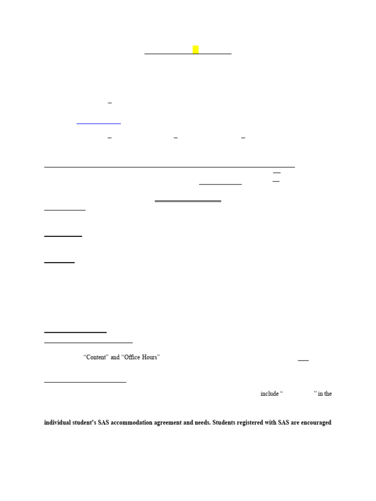 CLAS 1000 Course Outline F24 | PDF