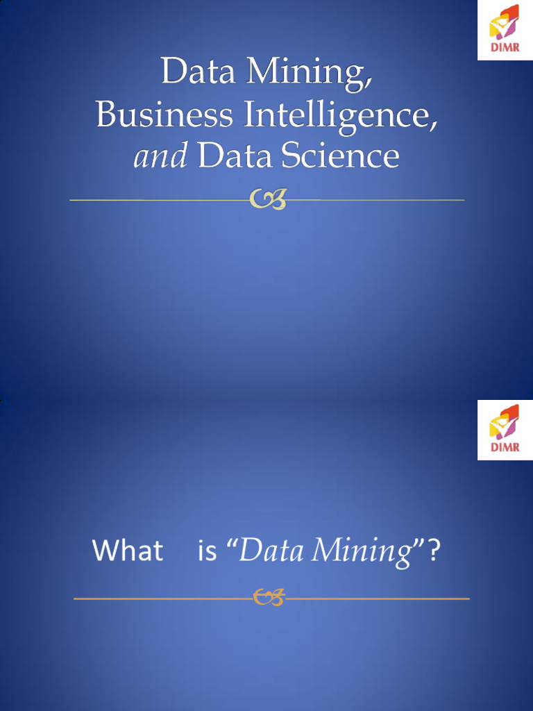 Data Maining in Data Science | PDF