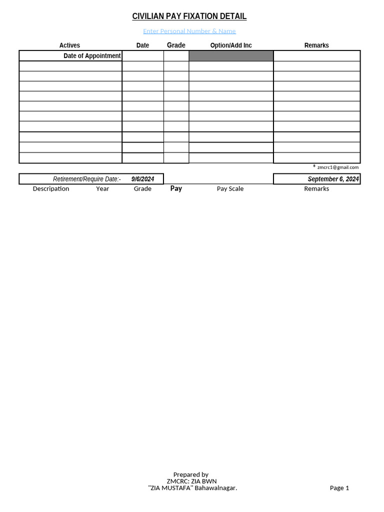 Pay Fixation CalCulator(1) | PDF