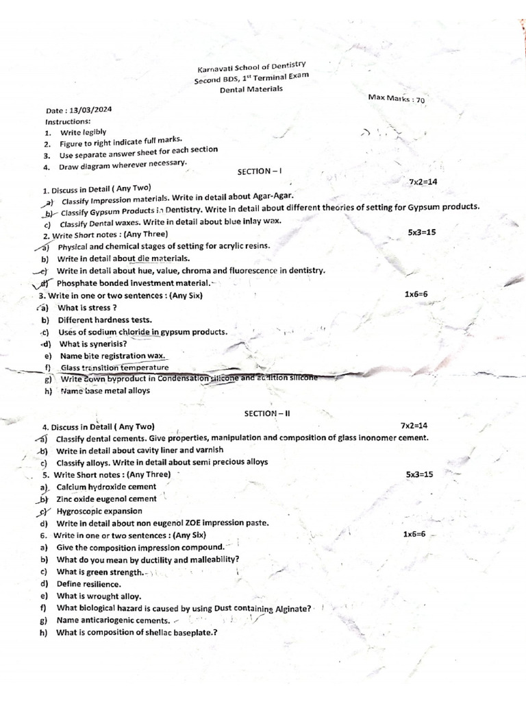 Que Papers 2k24 | PDF