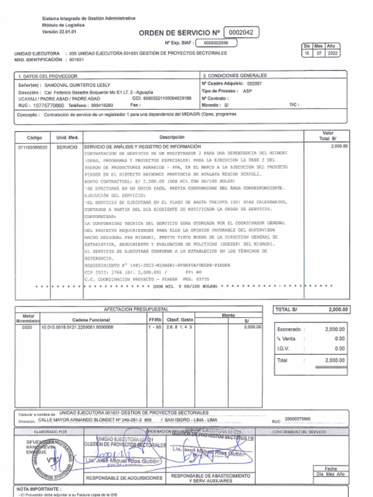 OS 2042-2022 Sandoval Quinteros Lesly | PDF