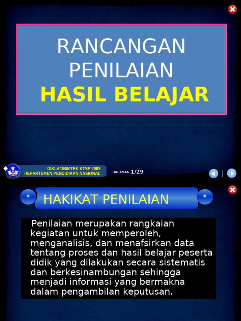 Rancangan Penilaian HSL Bel | PDF