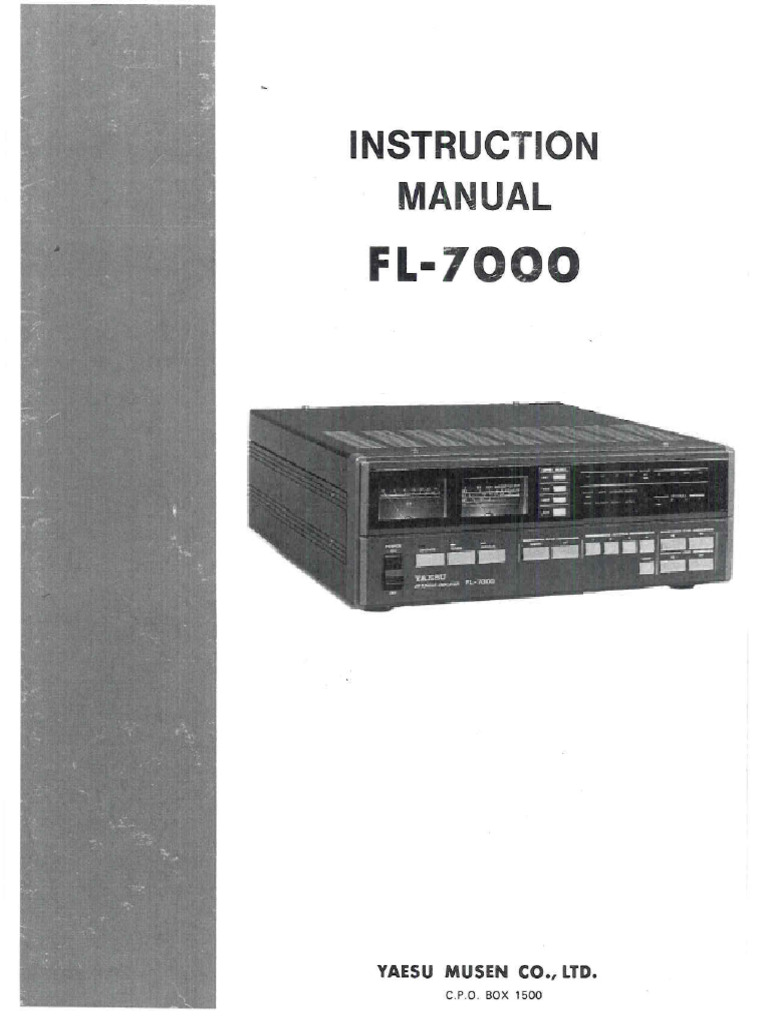 FL-7000 3 Button | PDF