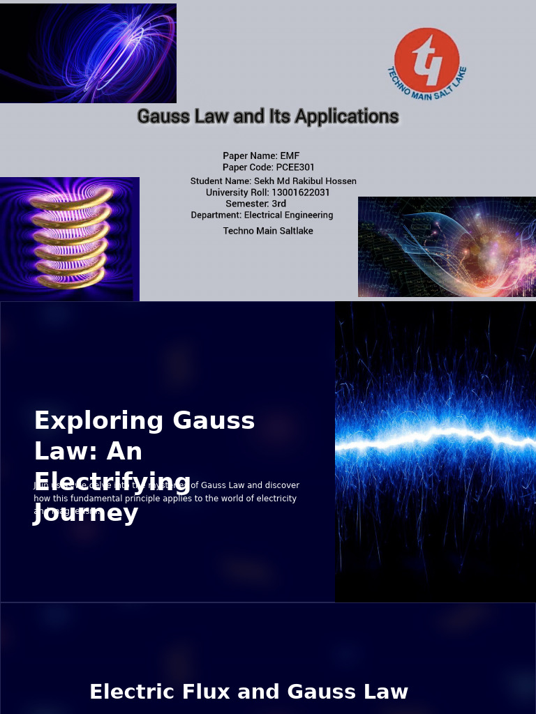 Gauss Law and Its Application | PDF