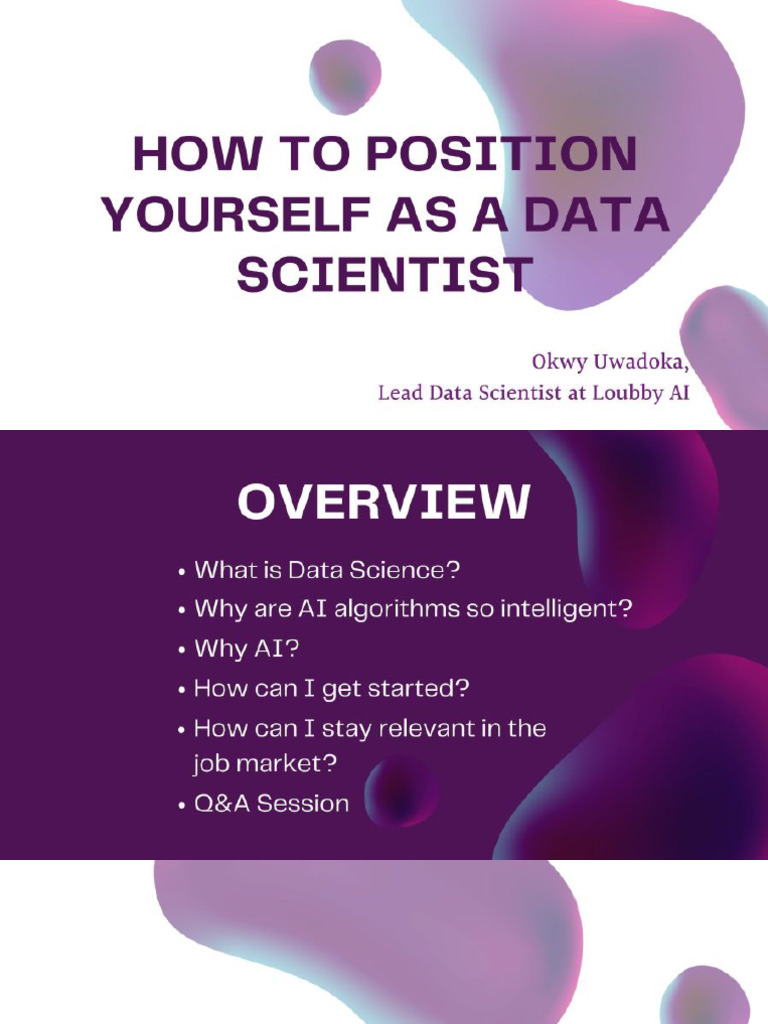 Tips For Starting Your Data Science Career | PDF Tips For Starting Your Data Science Career | PDF
