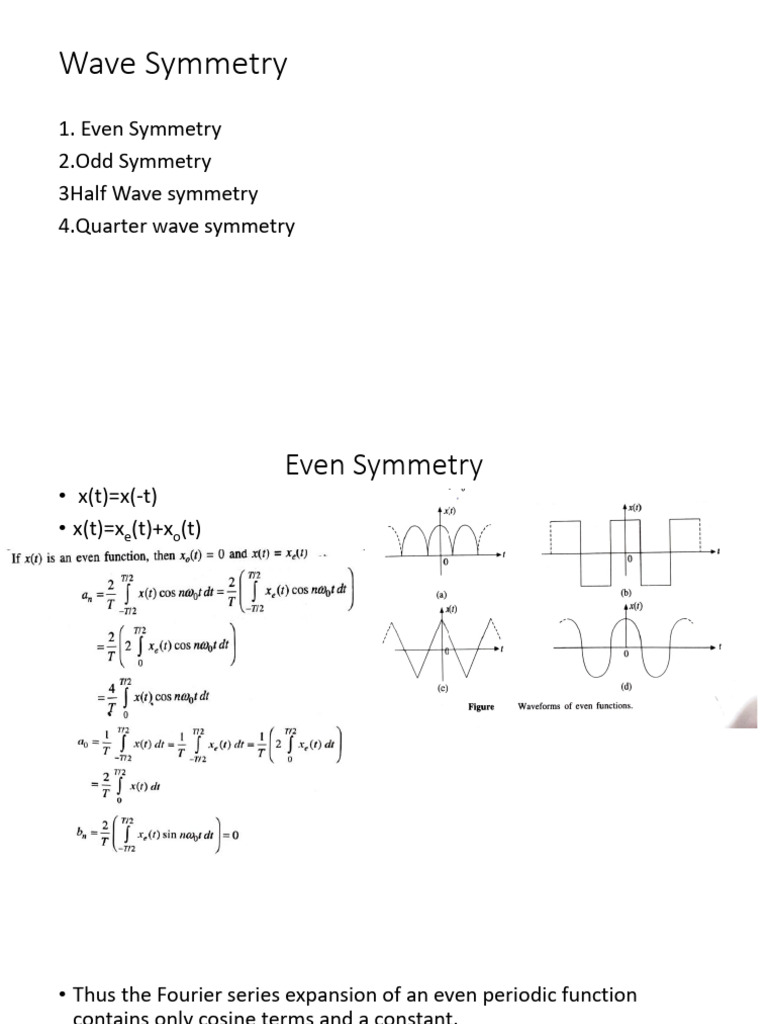 Wave SYmmetry | PDF