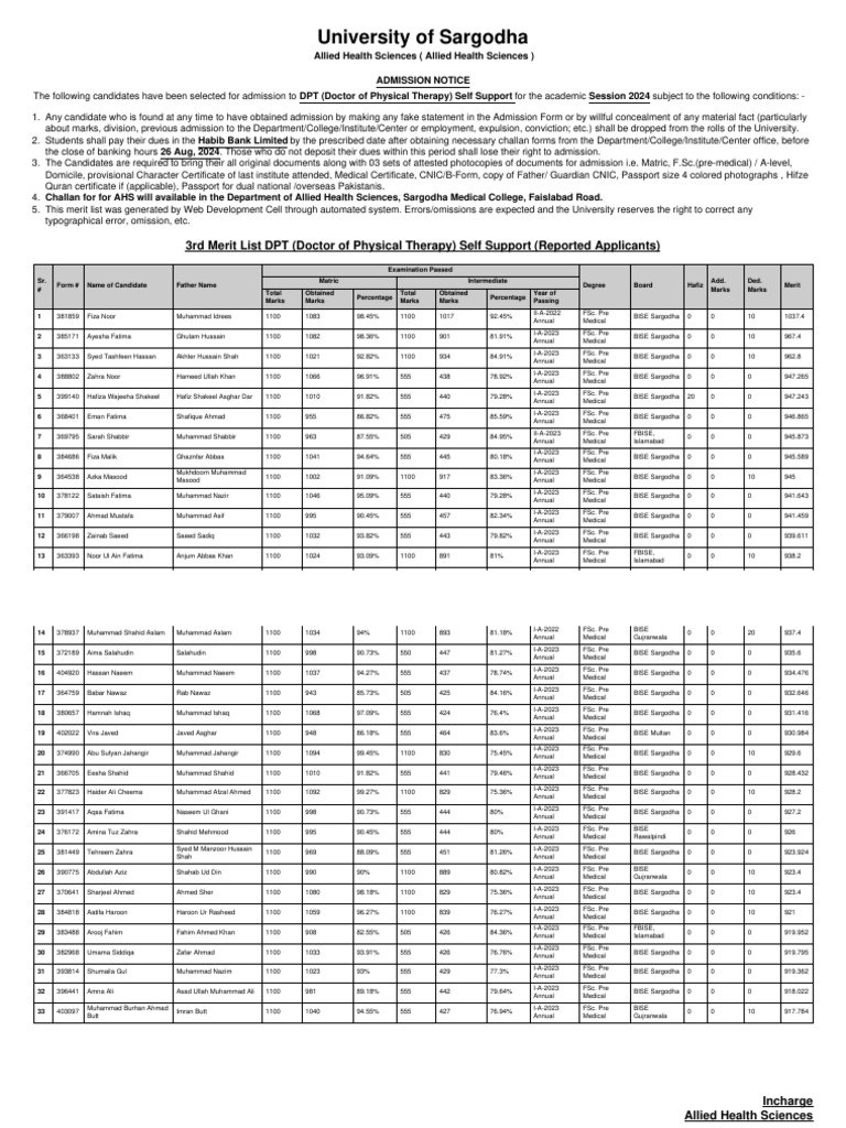 10-183-DPT (Doctor of Physical Therapy) - 3rd-0 | PDF