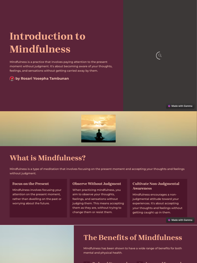 Introduction-to-Mindfulness | PDF