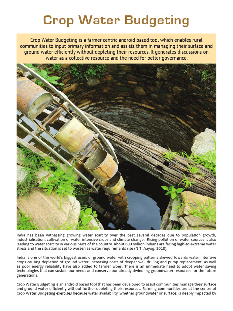 Crop Water | PDF