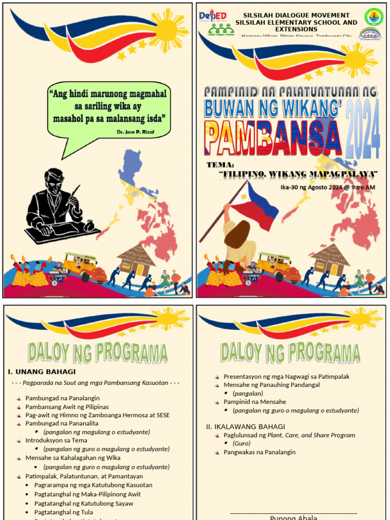 Buwan NG Wika Program | PDF