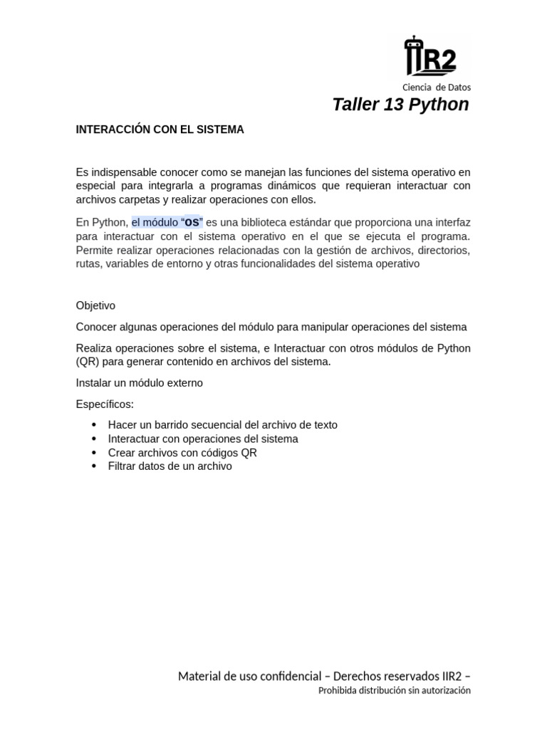 Taller 13 Python | PDF