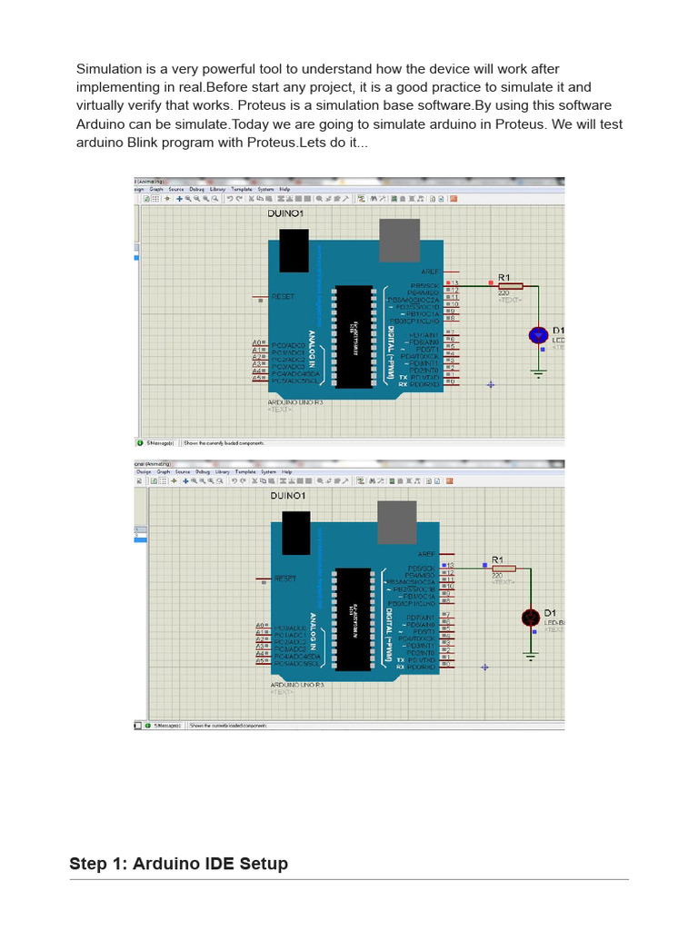 ARDUINO SIMULATION IN PROTEUS | PDF ARDUINO SIMULATION IN PROTEUS | PDF