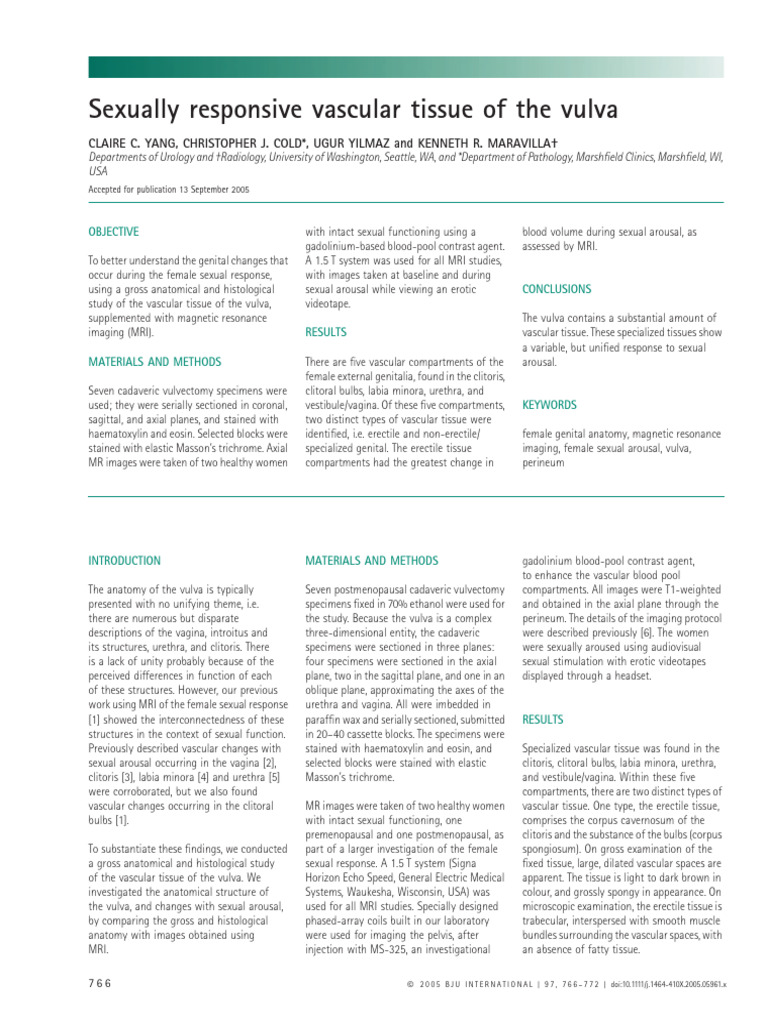 Vulva vasculature | PDF