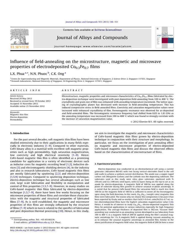 JAC vol 553 pp 146 | PDF