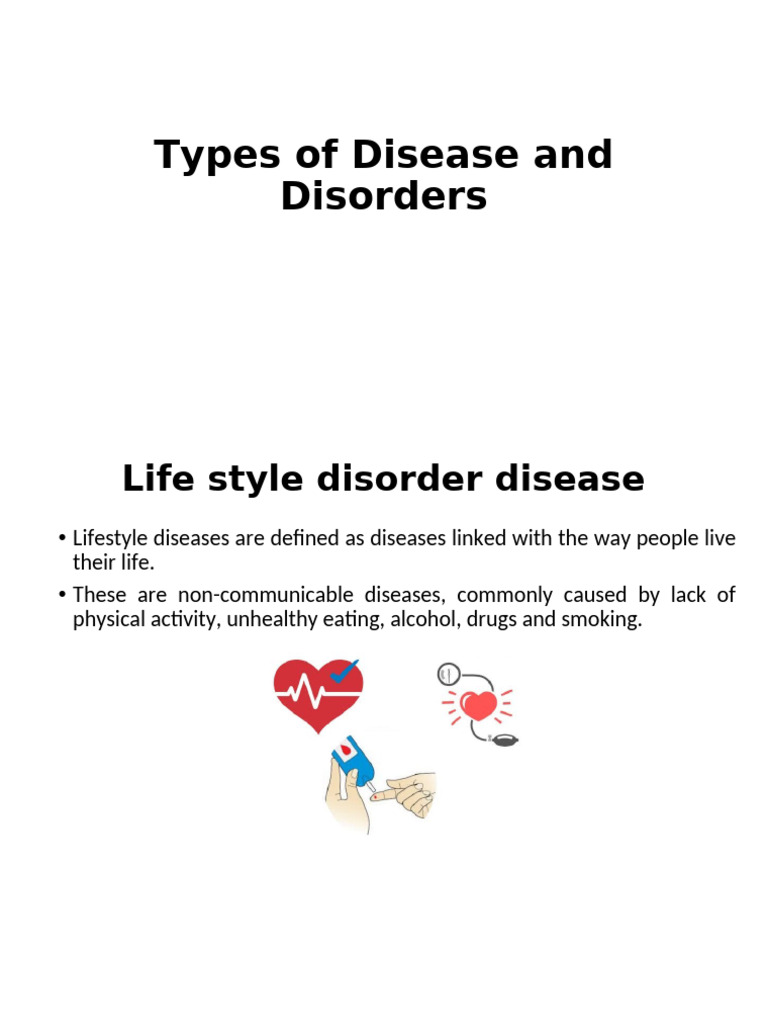 Disease and Disorders | PDF