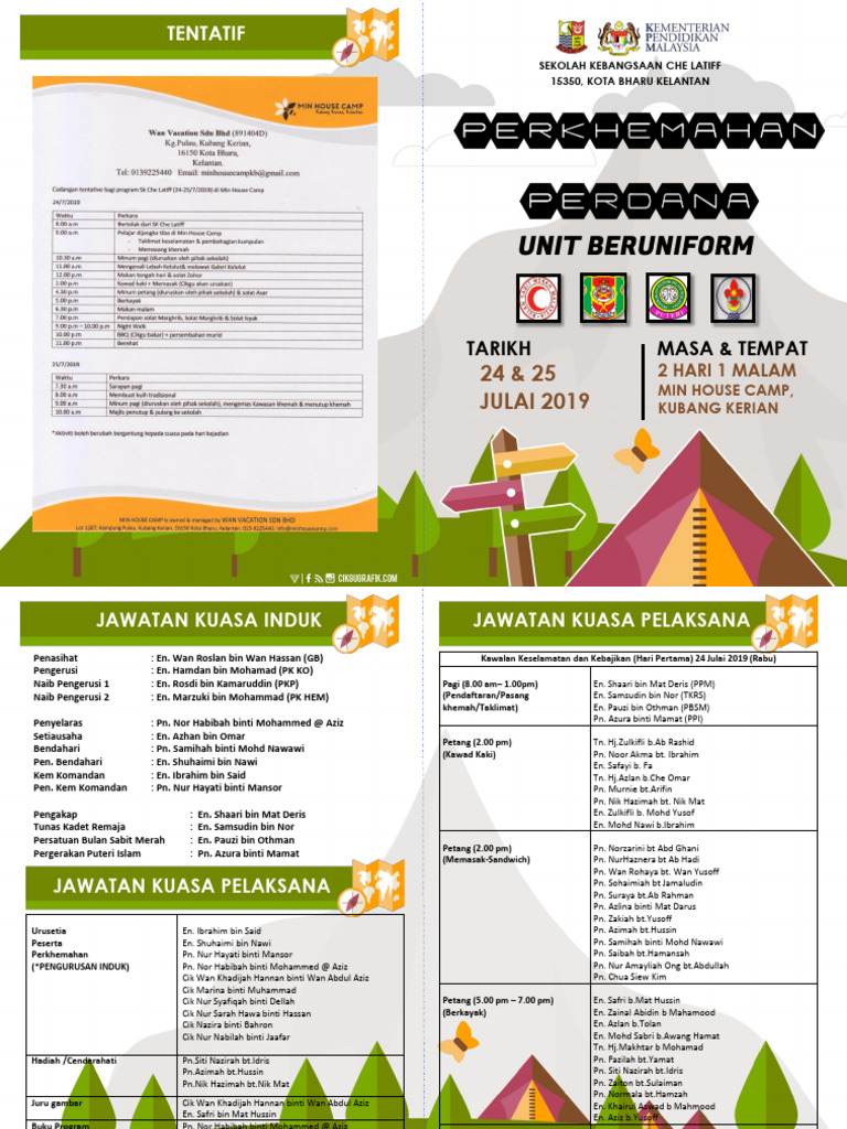 Buku Program Perkhemahan Perdana SKCL | PDF