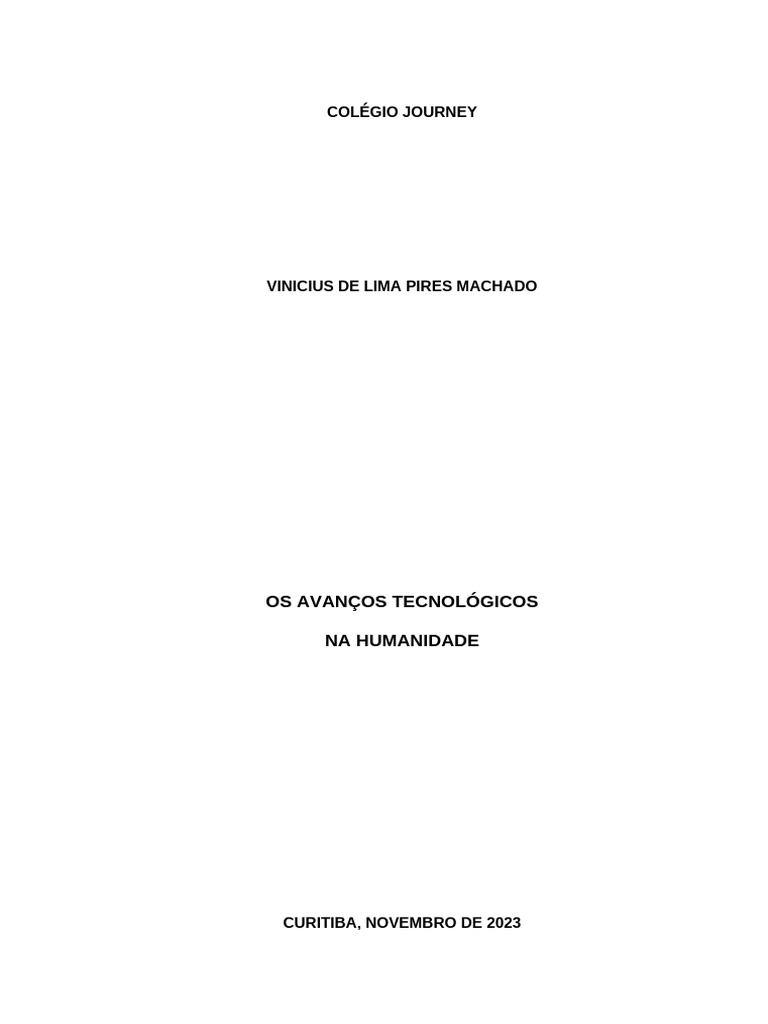 COLÉGIO JOURNEY TCC 2023 | PDF