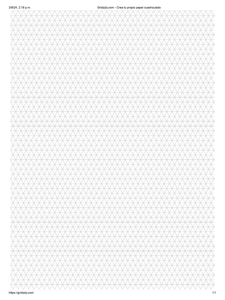 Gridzzly.com - Crea Tu Propio Papel ROMBOS | PDF