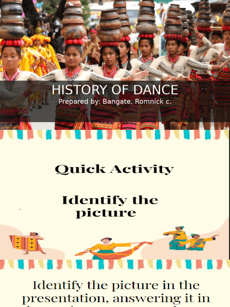 L01 History of Dance Edited | PDF | Dances | Art
