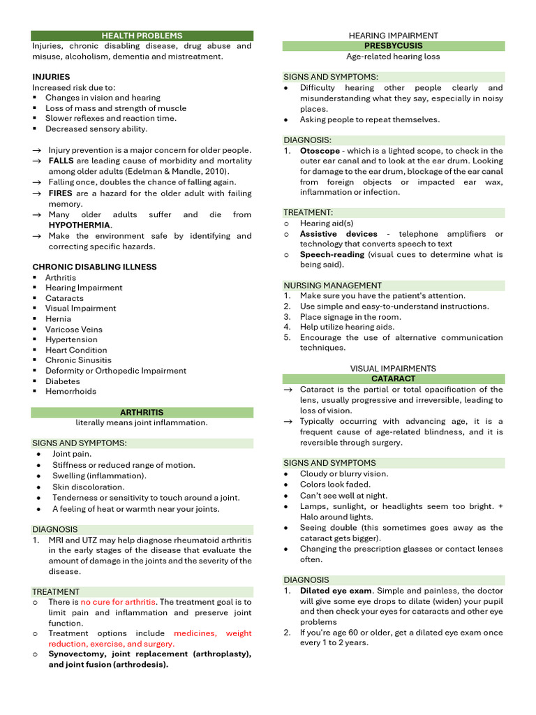 Cop Endterm Health Problems | PDF