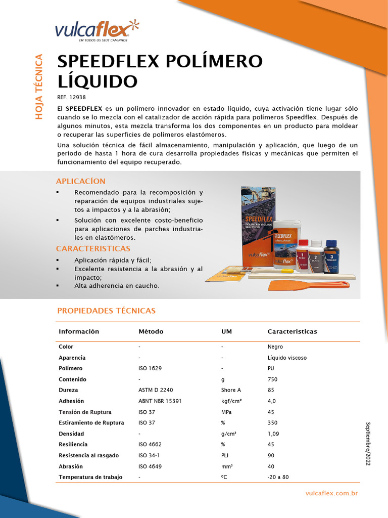 Speedflex ES | PDF | Polímeros | Materiales