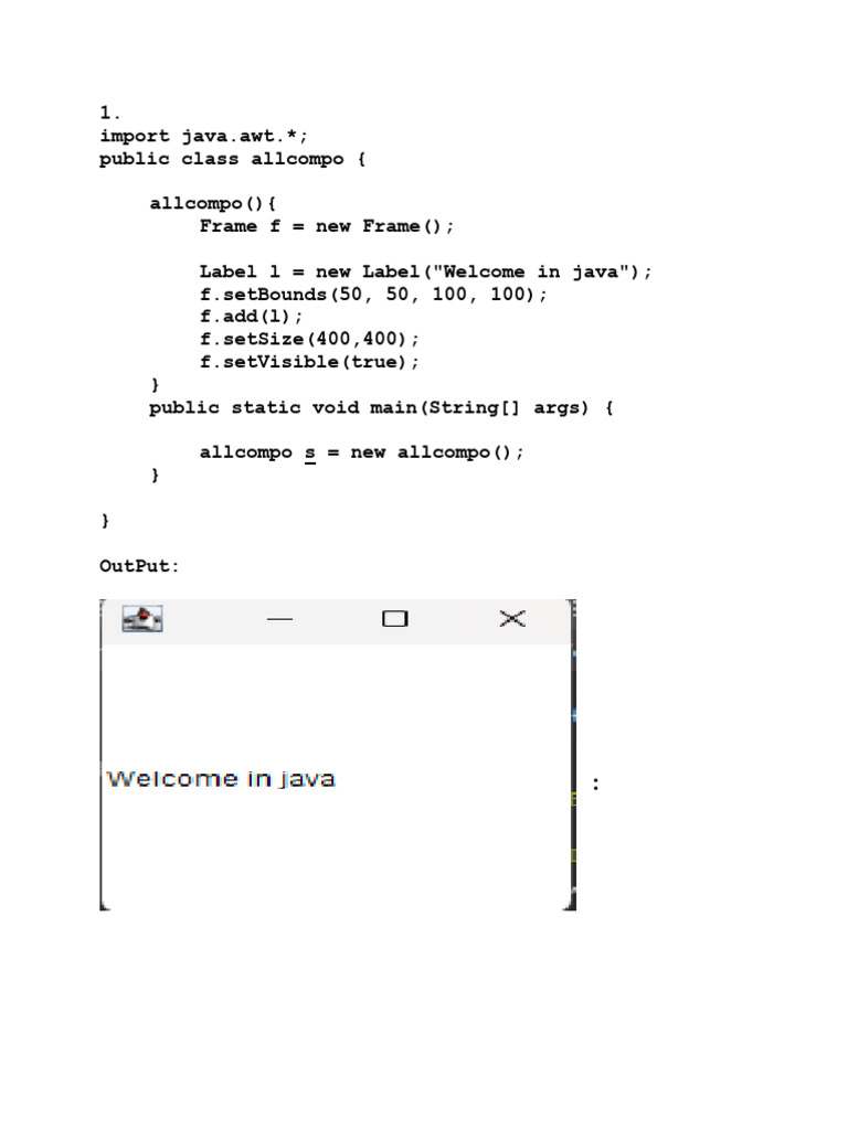 Practical No 1 | PDF