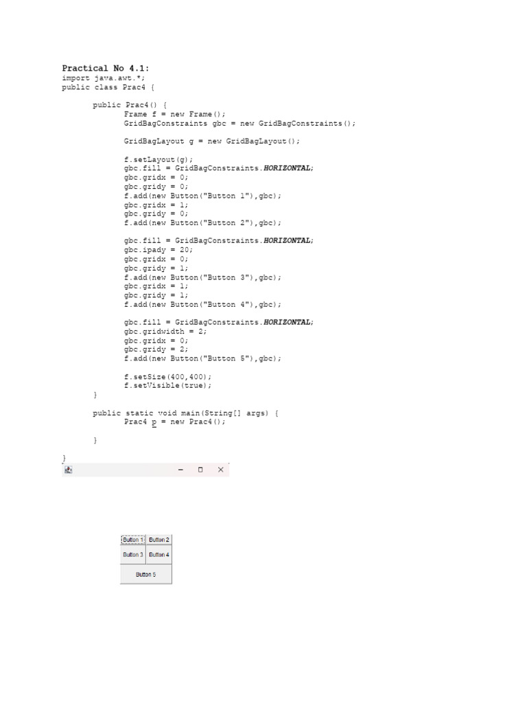 Practical No 4 | PDF