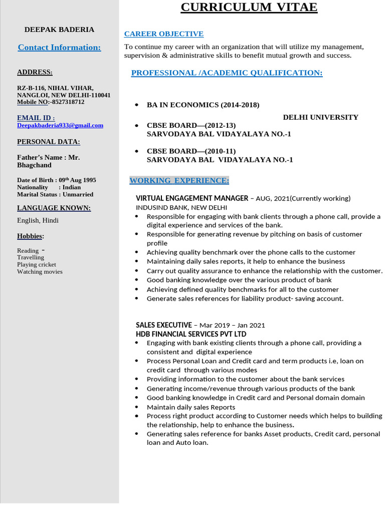 resume (1) | PDF