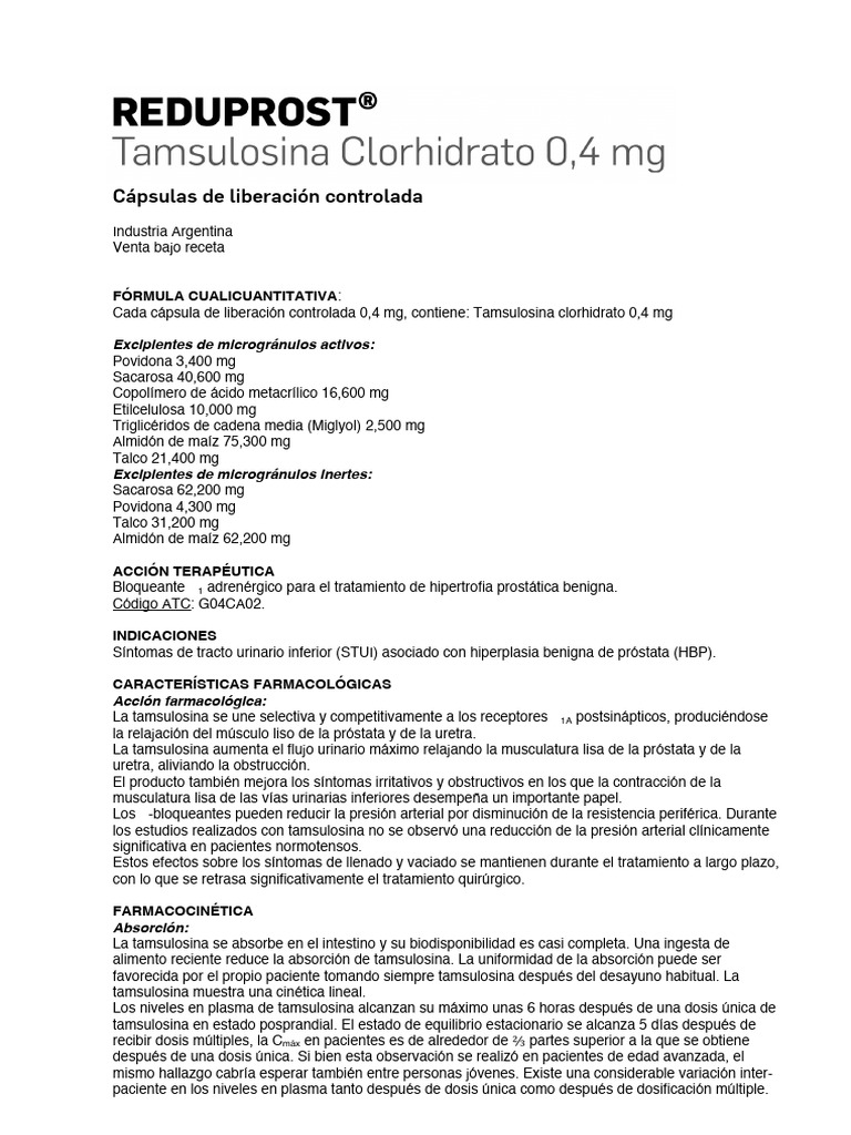 REDUPROST_Prospecto_para_Profesionales_RAFFO | PDF